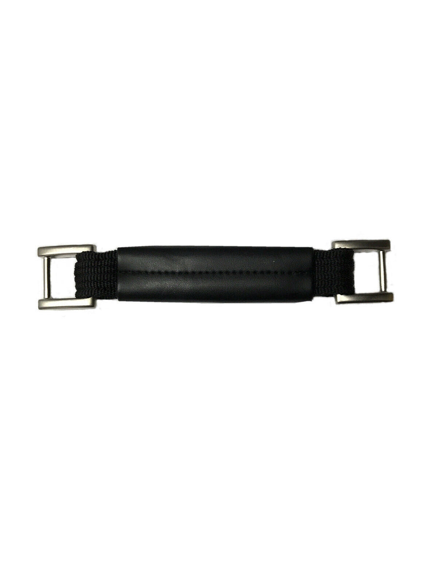 Black Vinyl Webbing Handle With Nickel Hardware - 7 1/2" | Best Price ...